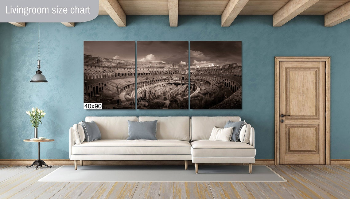 Rome Print - Colosseum Interior, Wall Art, Metal, Acrylic, Canvas READY ...