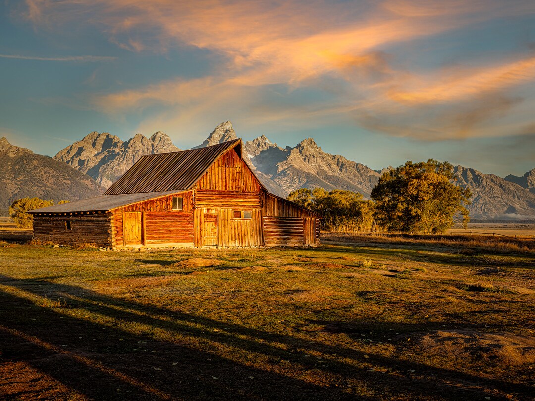 Grand Teton National Park Molten Barn on Mormon Row - Photography, Fall ...