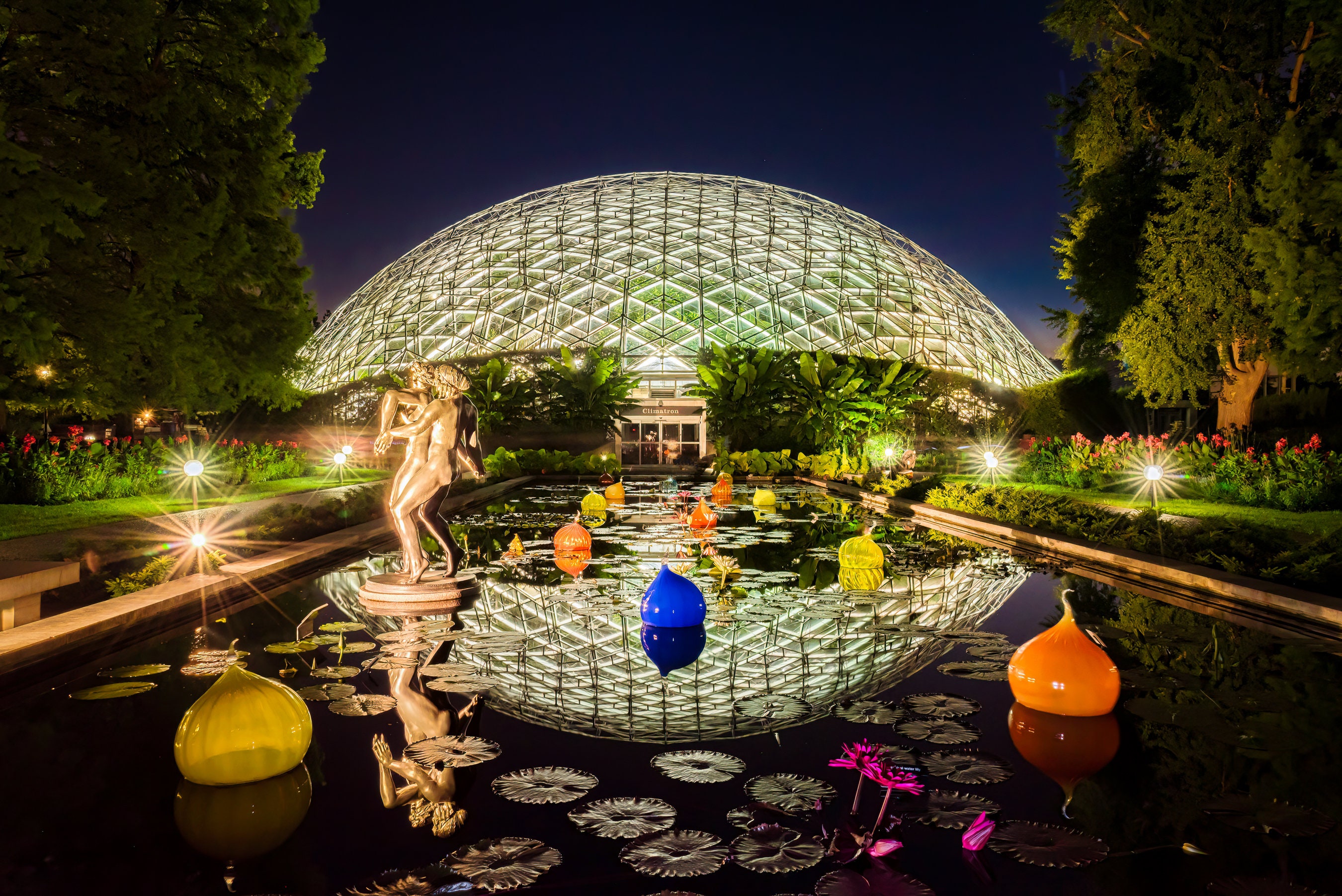 Climatron at Missouri Botanical Garden St. Louis, Missouri in Canvas ...