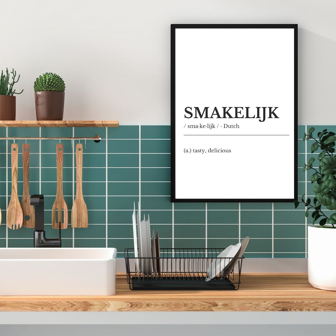 Dutch Dictionary Print Tasty Definition Print Dutch Art Dictionary Wall ...