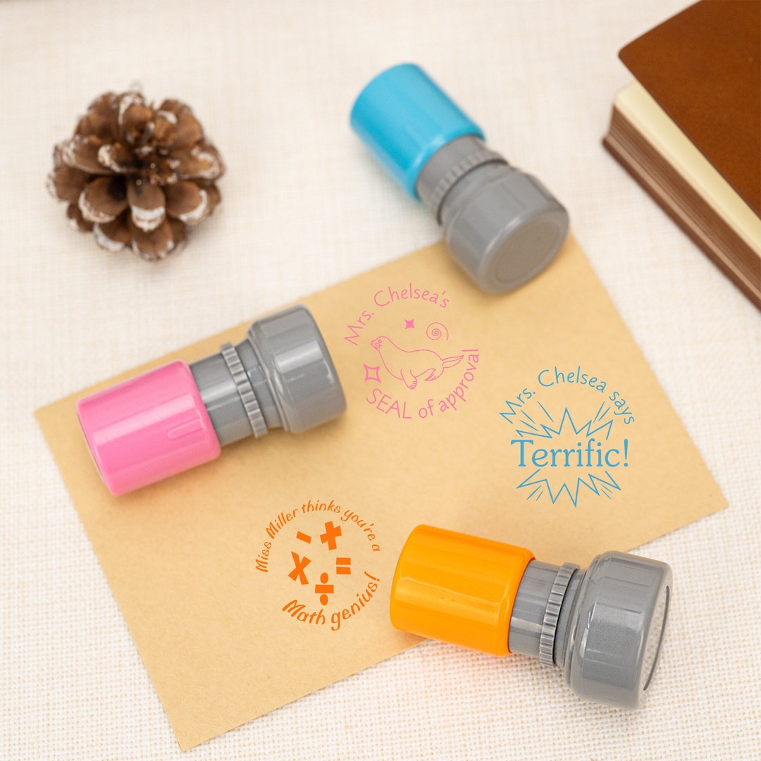 Custom Teacher Stamps,love School Stamps,personalized Stamps,self ...