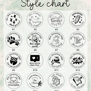 Custom Teacher Stamps,love School Stamps,personalized Stamps,self ...