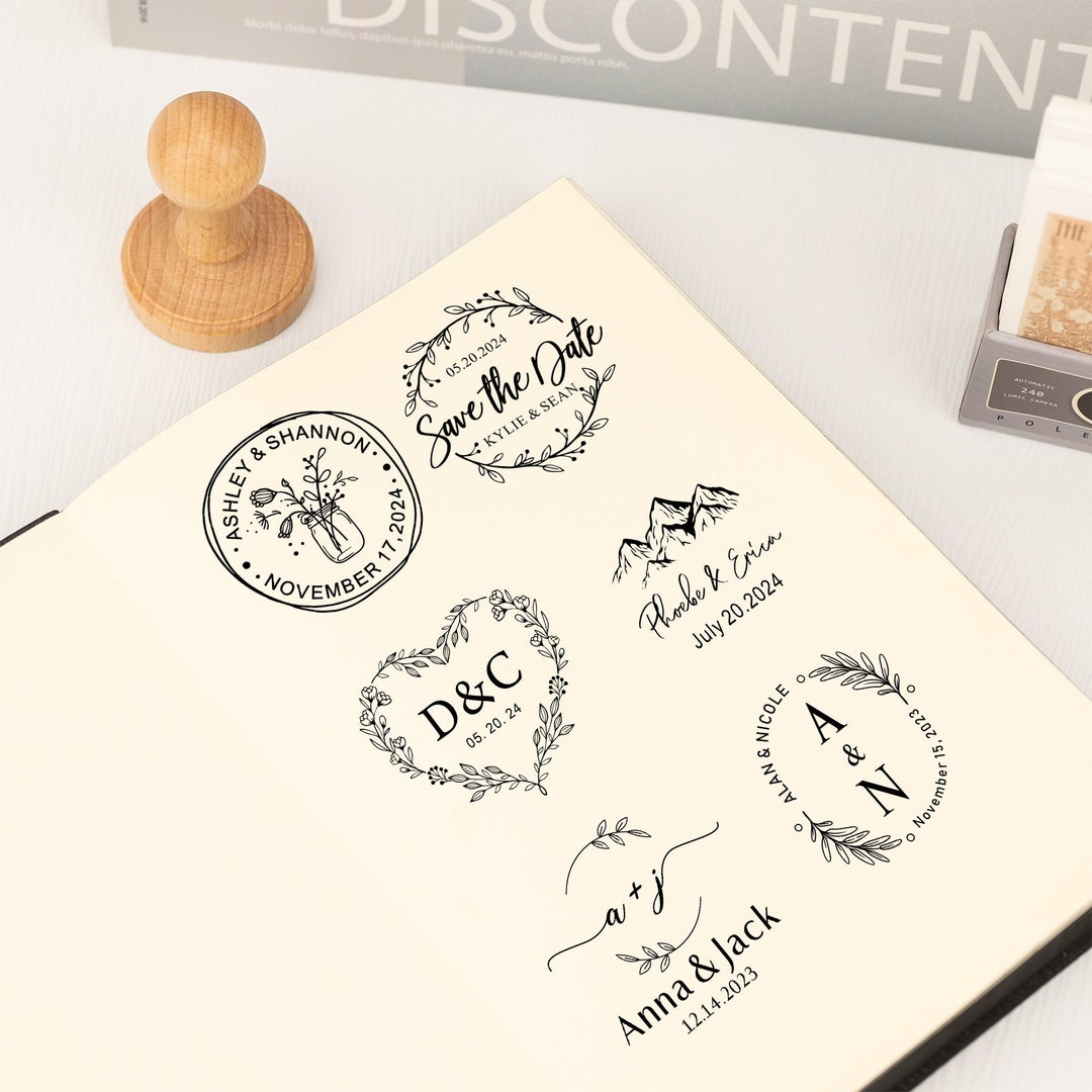 Personalized Wedding Stamp,save the Date Stamp,custom Wedding Rubber ...