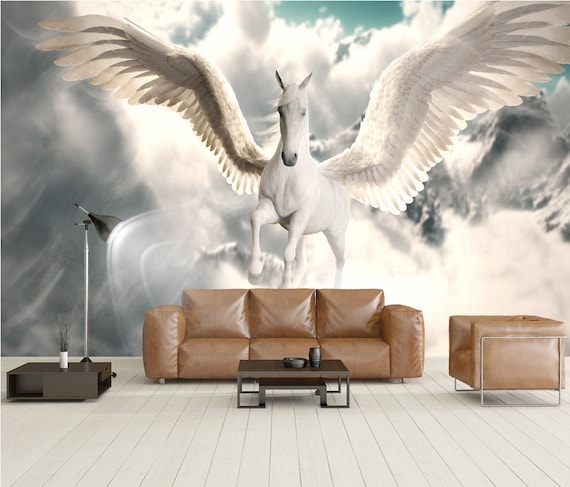 White Pegasus Wallpaper