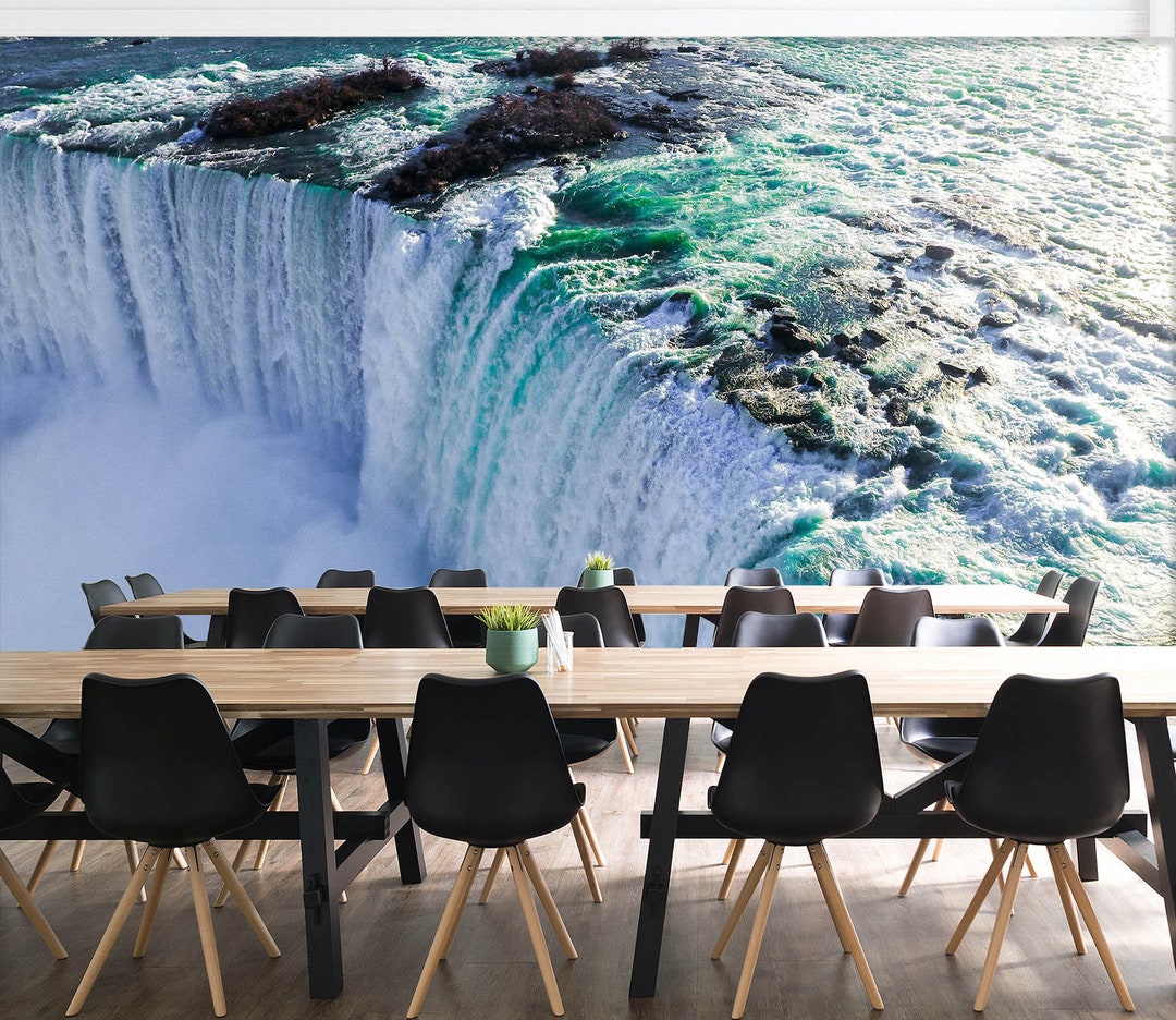 3D Shocking Romantic Waterfall L7320 Removable Wallpaper Self Adhesive ...
