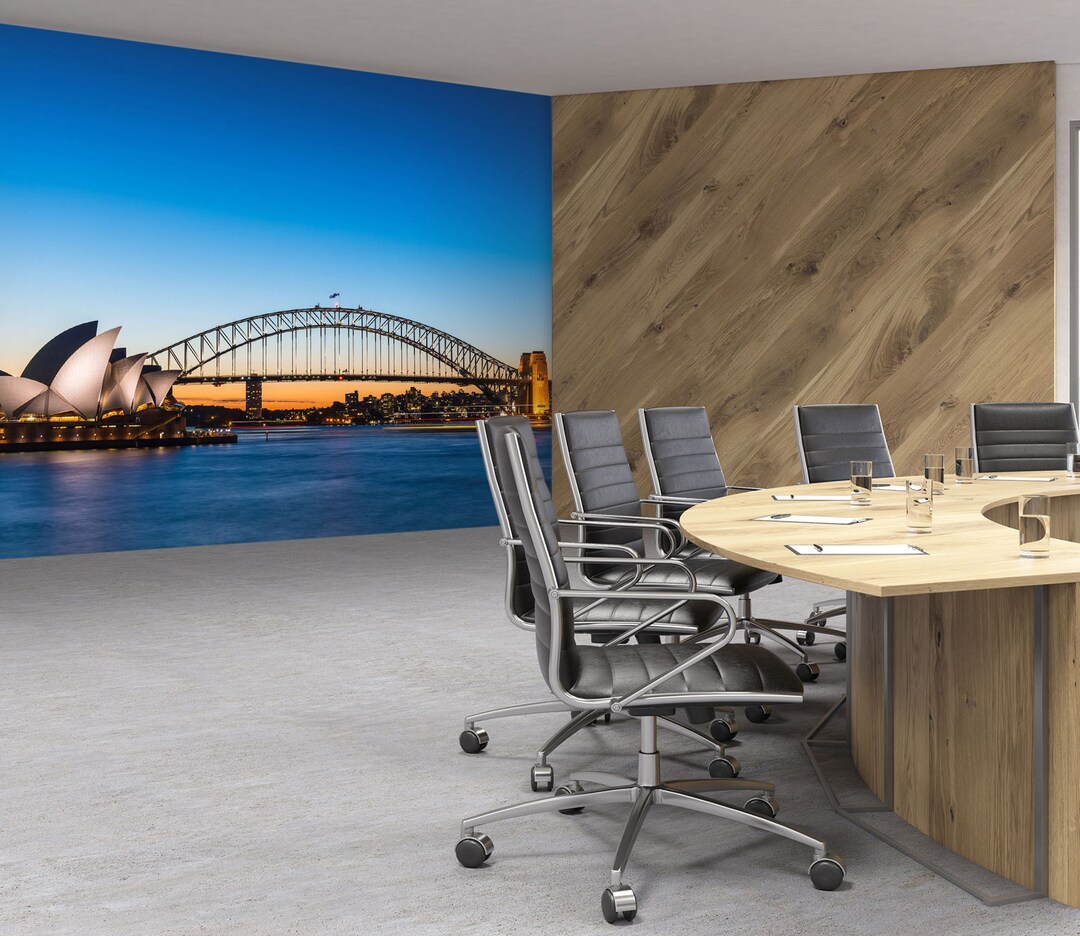 3D Sydney Opera House Office L1492 Commercial Removable Wallpaper Self ...