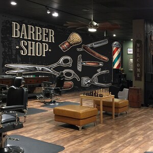 3D Fun Barber Tools L15397 Hair Cut Salon Barber Shop Commercial ...