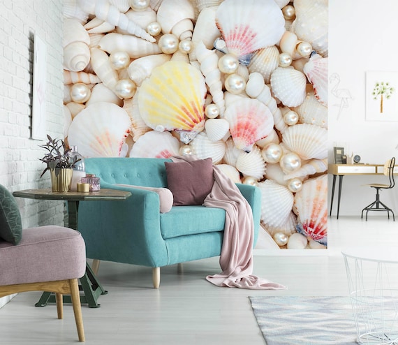 Pearls In Shell Wallpaper