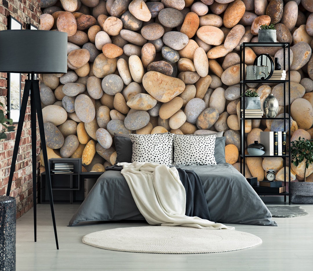 3D Cobblestone Style Design L8859 Removable Wallpaper Self Adhesive ...
