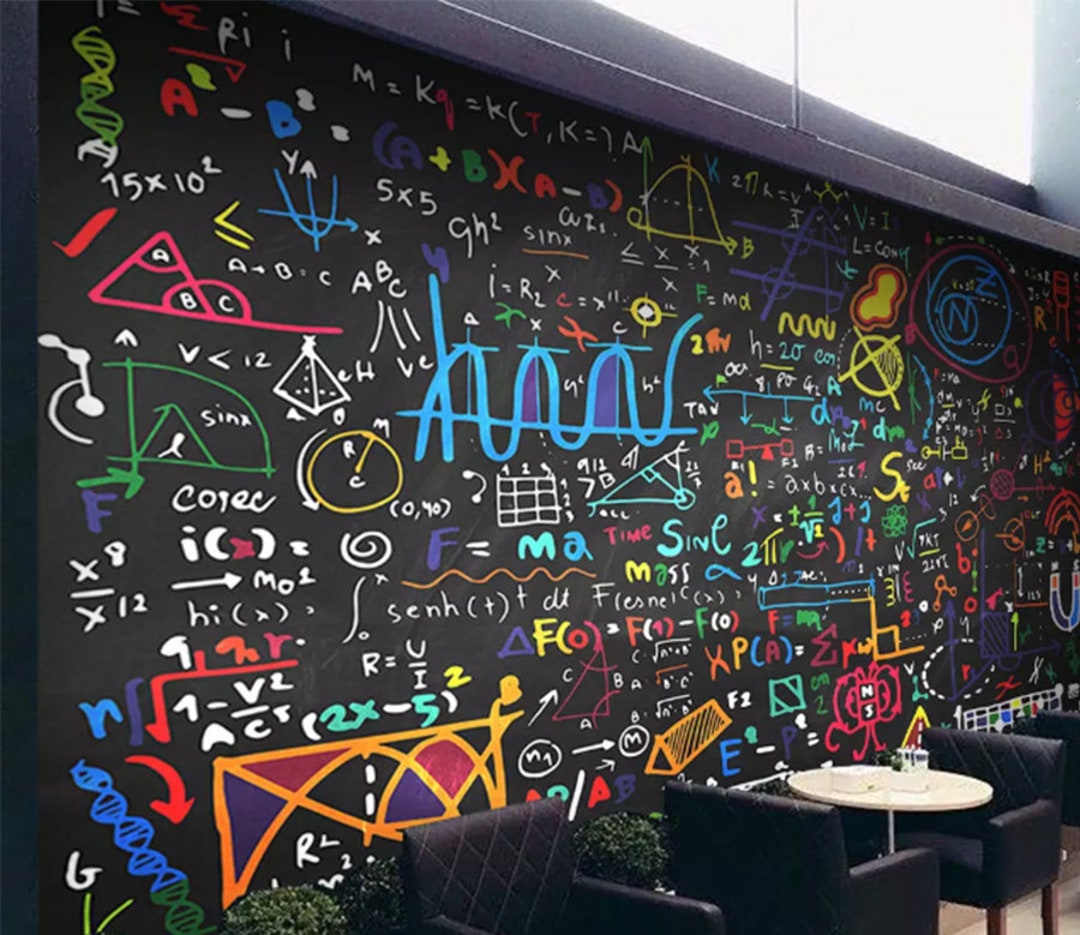 3D Interesting Math L14248 Removable Wallpaper Self Adhesive Wallpaper ...