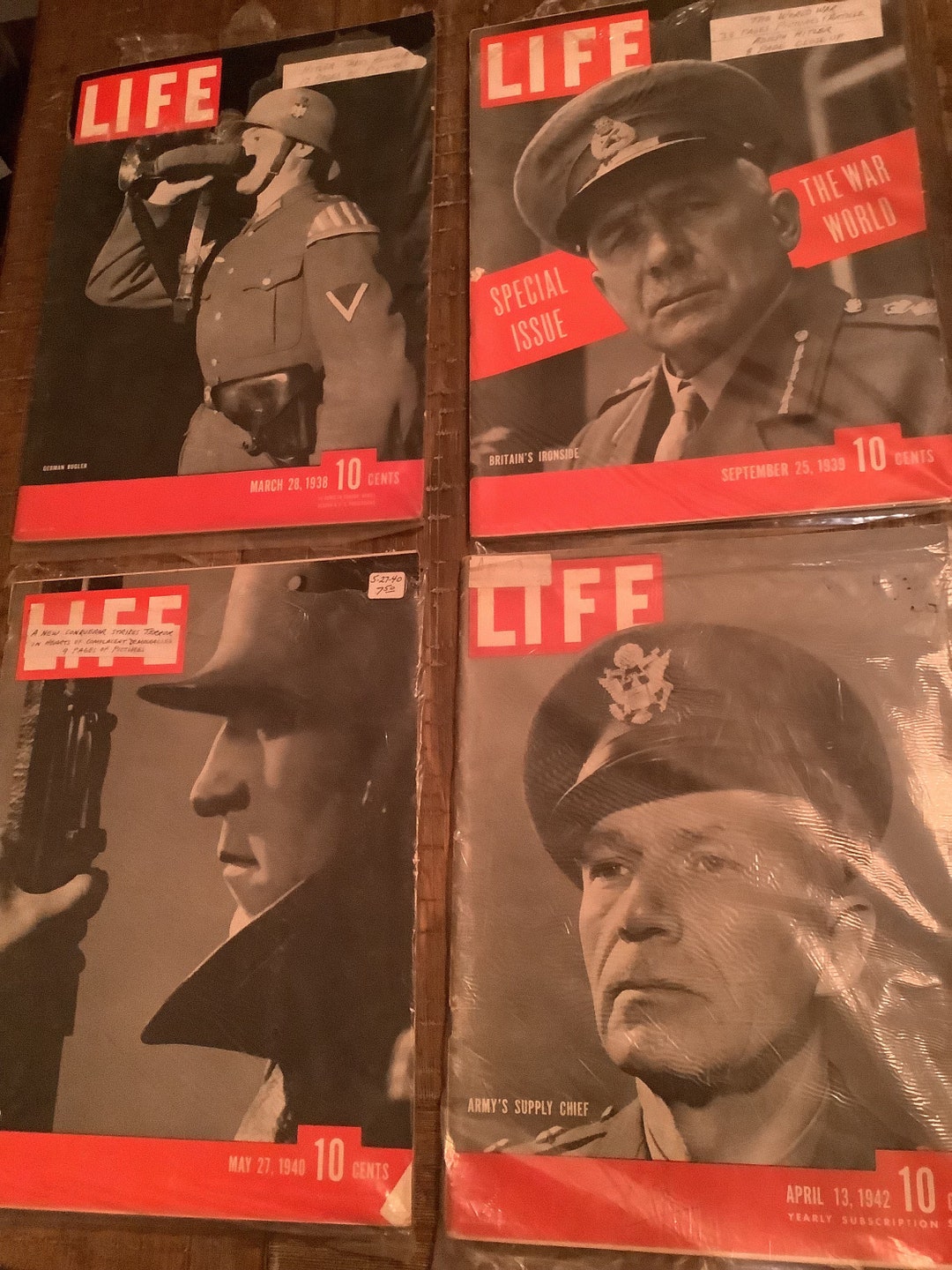LIFE Magazines 1938-1942 - Etsy