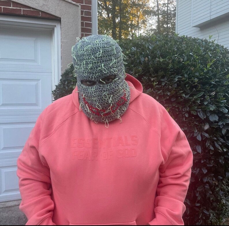 Distressed Ski Mask - Etsy
