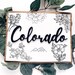 COLORADO Wood Wall Art: Map of Colorado State Sign With Local - Etsy