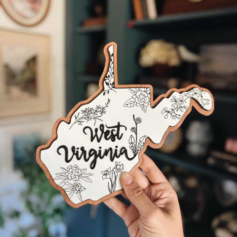 West Virginia Sign - Etsy