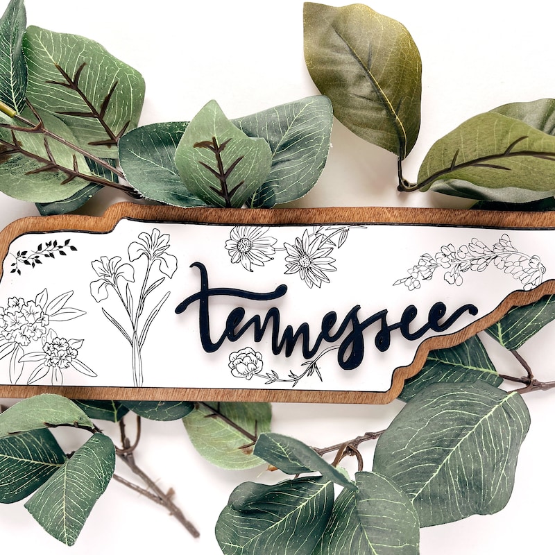Tennessee Wood Sign - Etsy