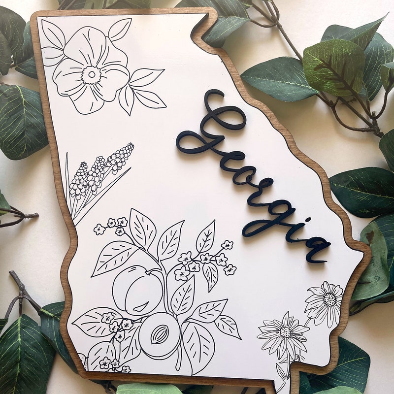 Georgia Sign - Etsy