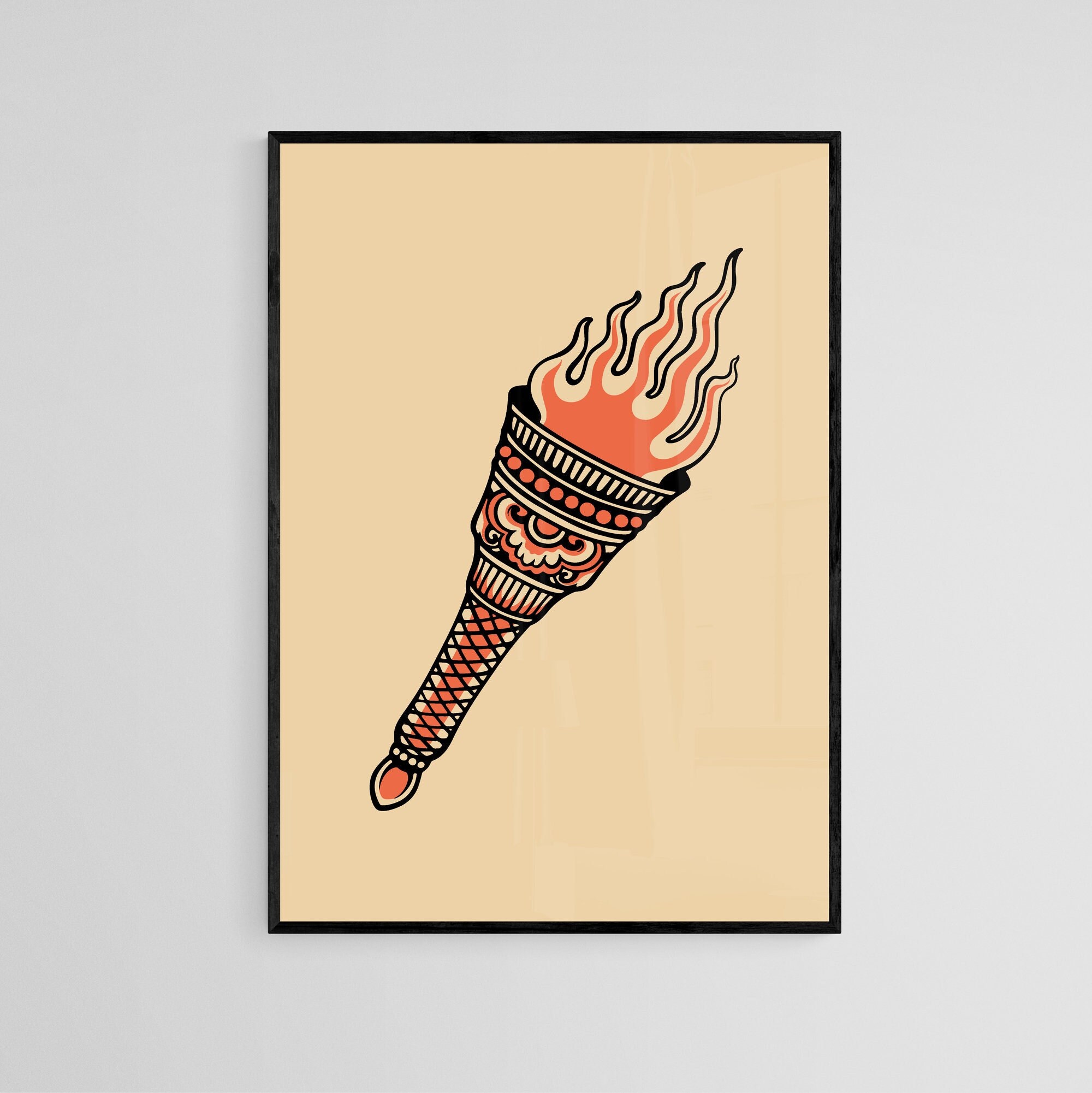Olympic Torch Tattoo Drawings