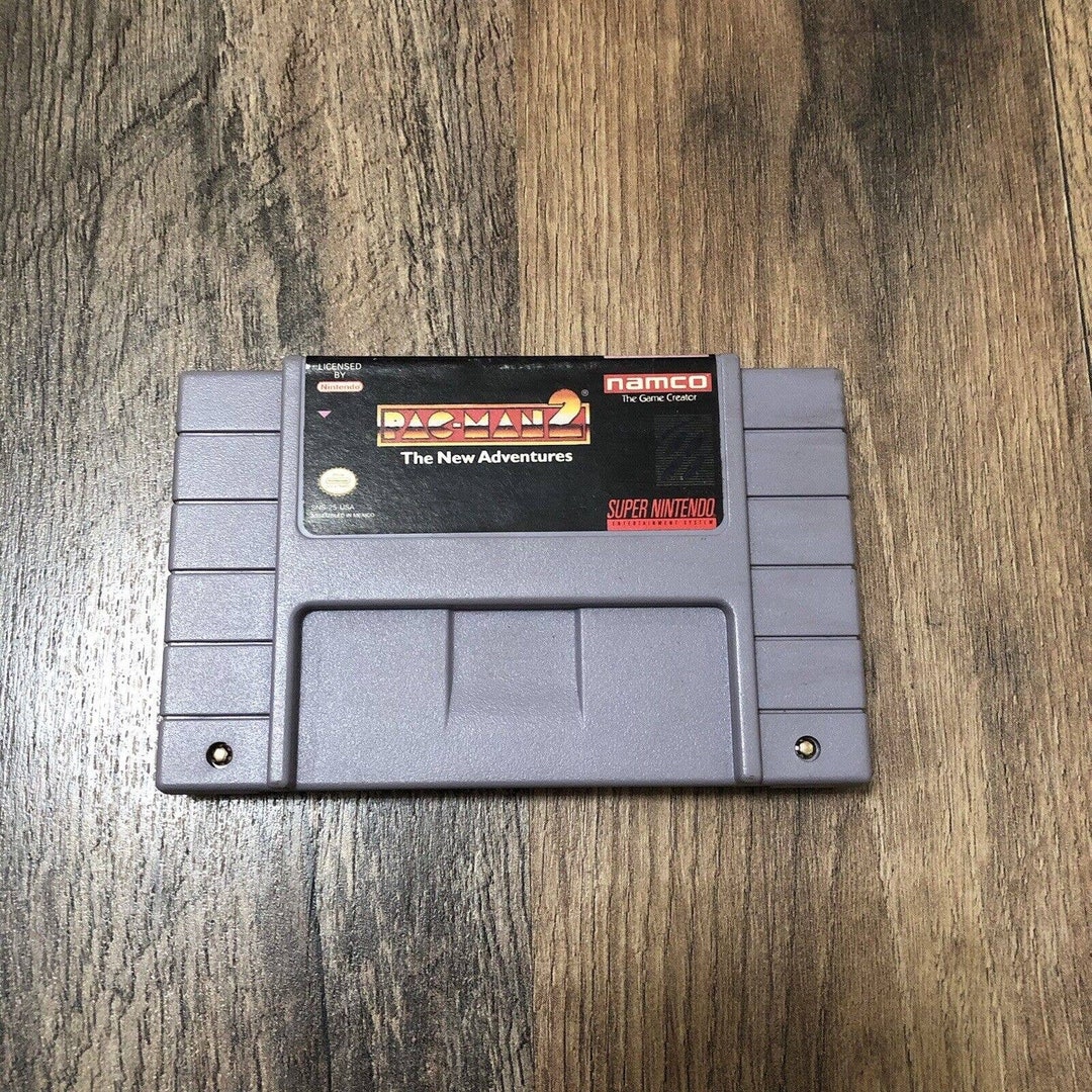 Pac-man 2 SNES super Nintendo Entertainment System Video - Etsy