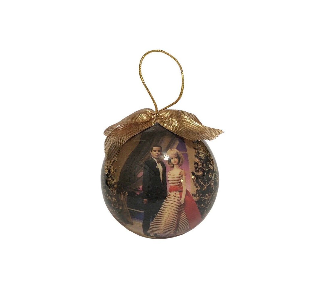 Vintage 1997 Mattel Matrix Barbie and Ken Christmas Bulb Ornament - Etsy