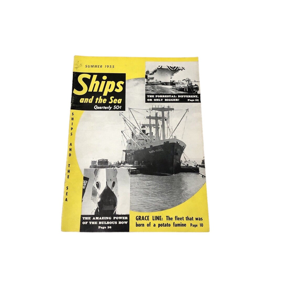 Vintage Ships and the Sea Summer 1955 Magazine - Etsy