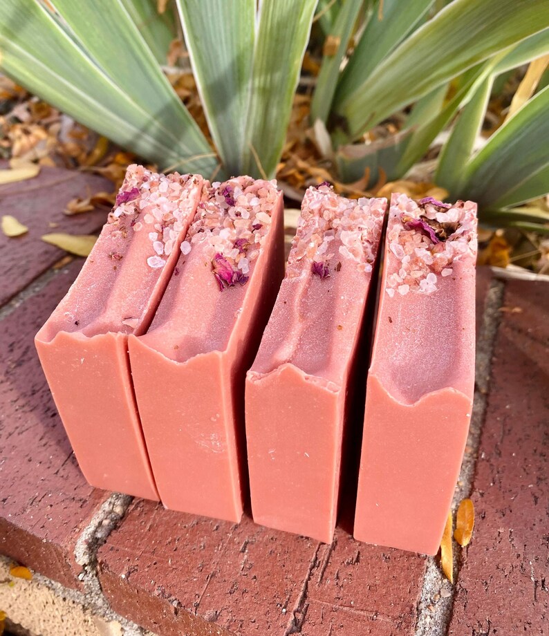 Rose Essential Oil Cold Process Soap - Etsy
