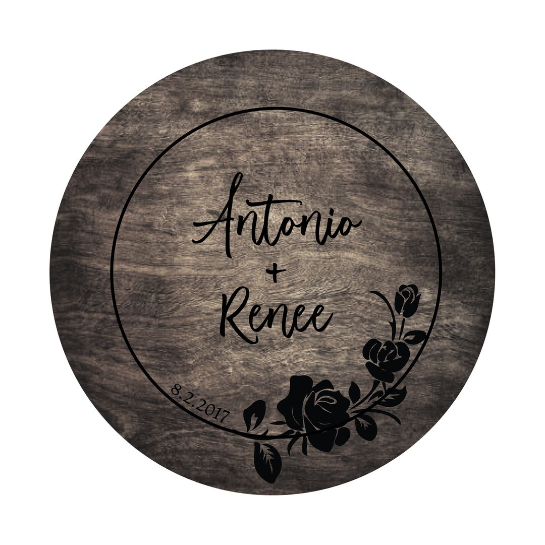 Personalized Round Wood Sign - Etsy