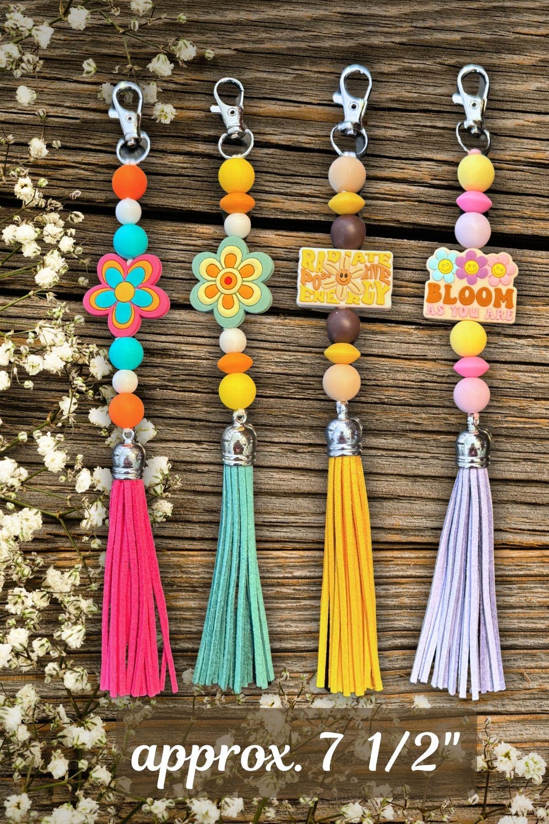 This Charming Accessory Has Cute Flowers, Sure to Bring a Smile. Attach ...