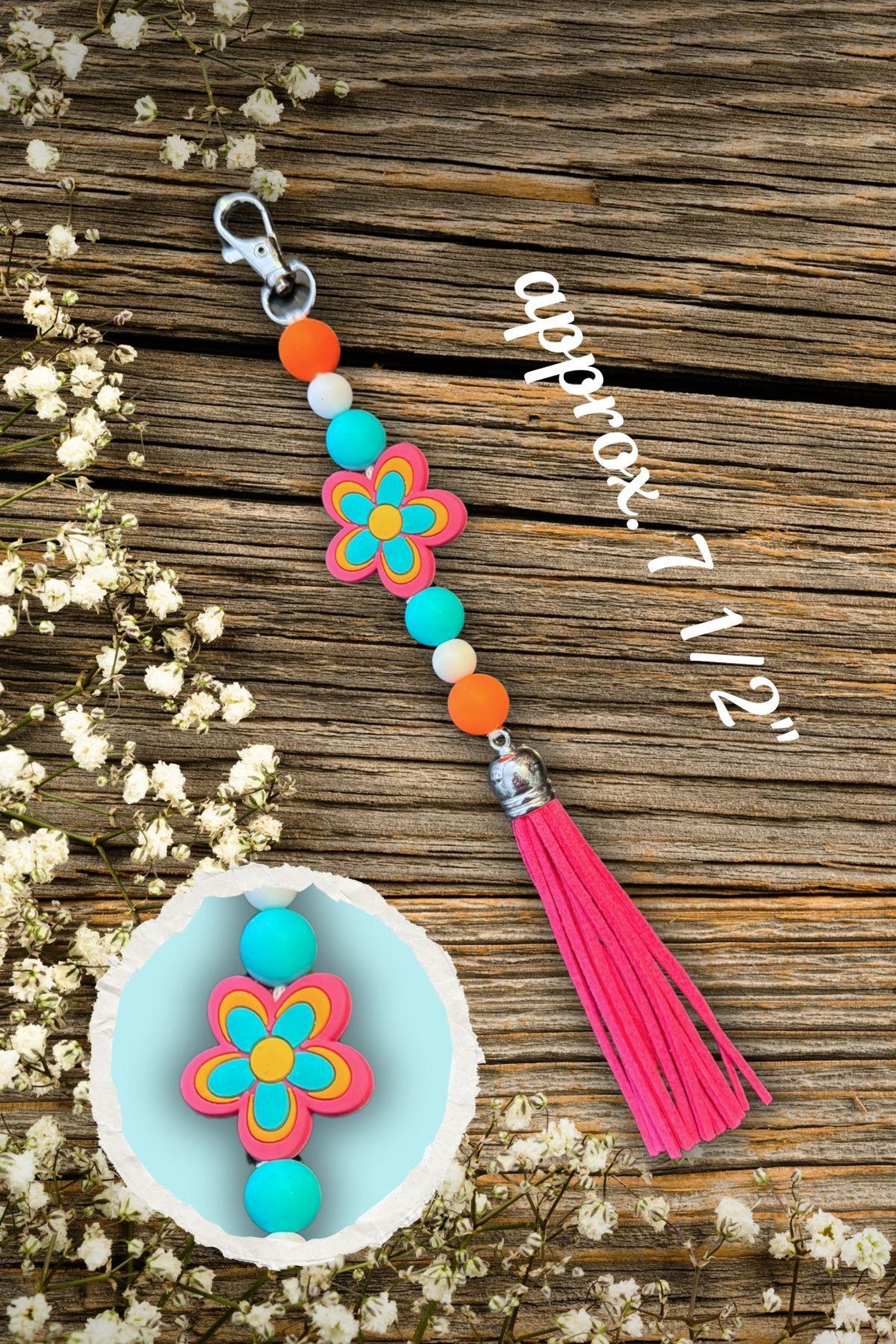 This Charming Accessory Has Cute Flowers, Sure to Bring a Smile. Attach ...