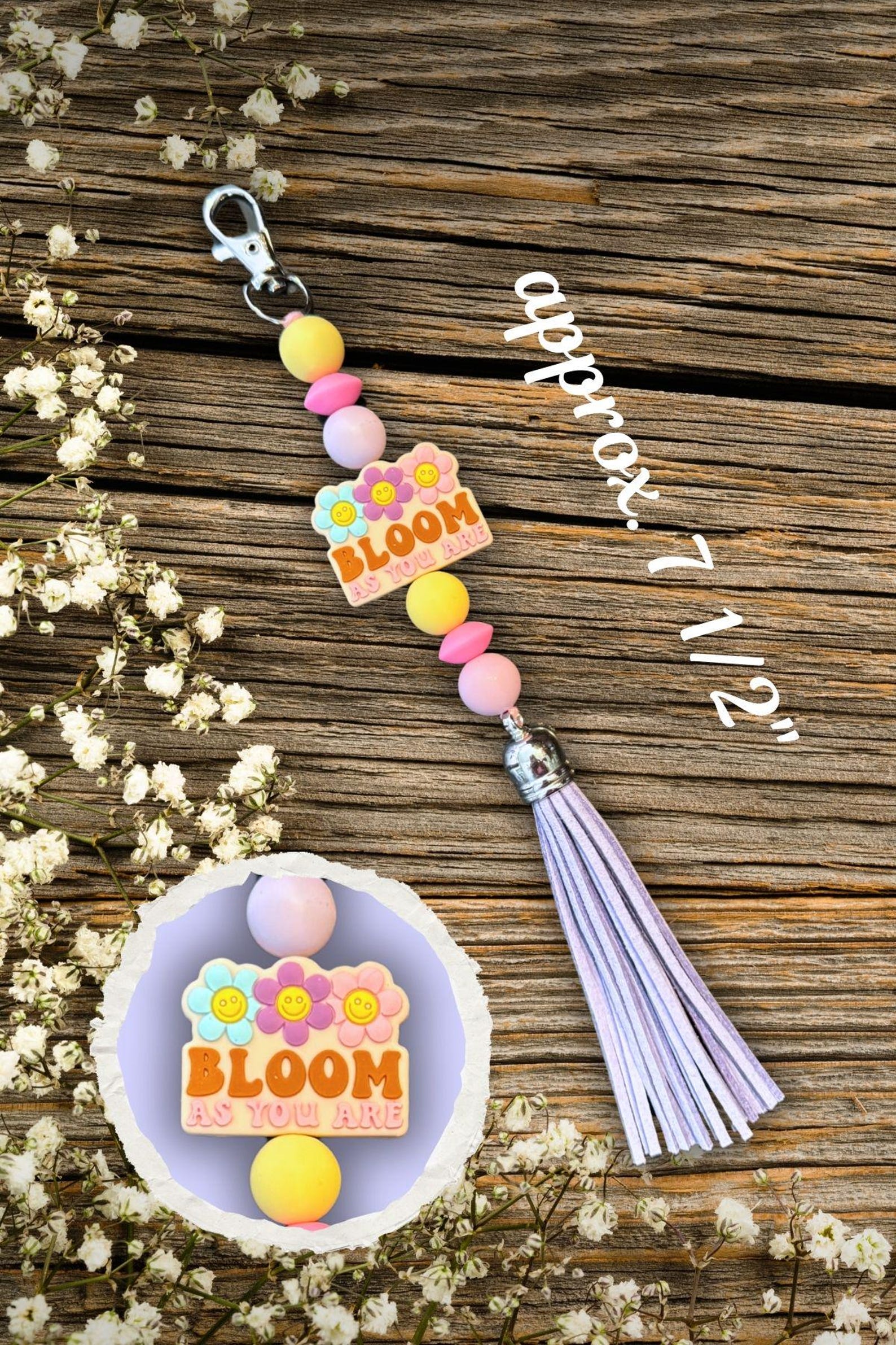This Charming Accessory Has Cute Flowers, Sure to Bring a Smile. Attach ...