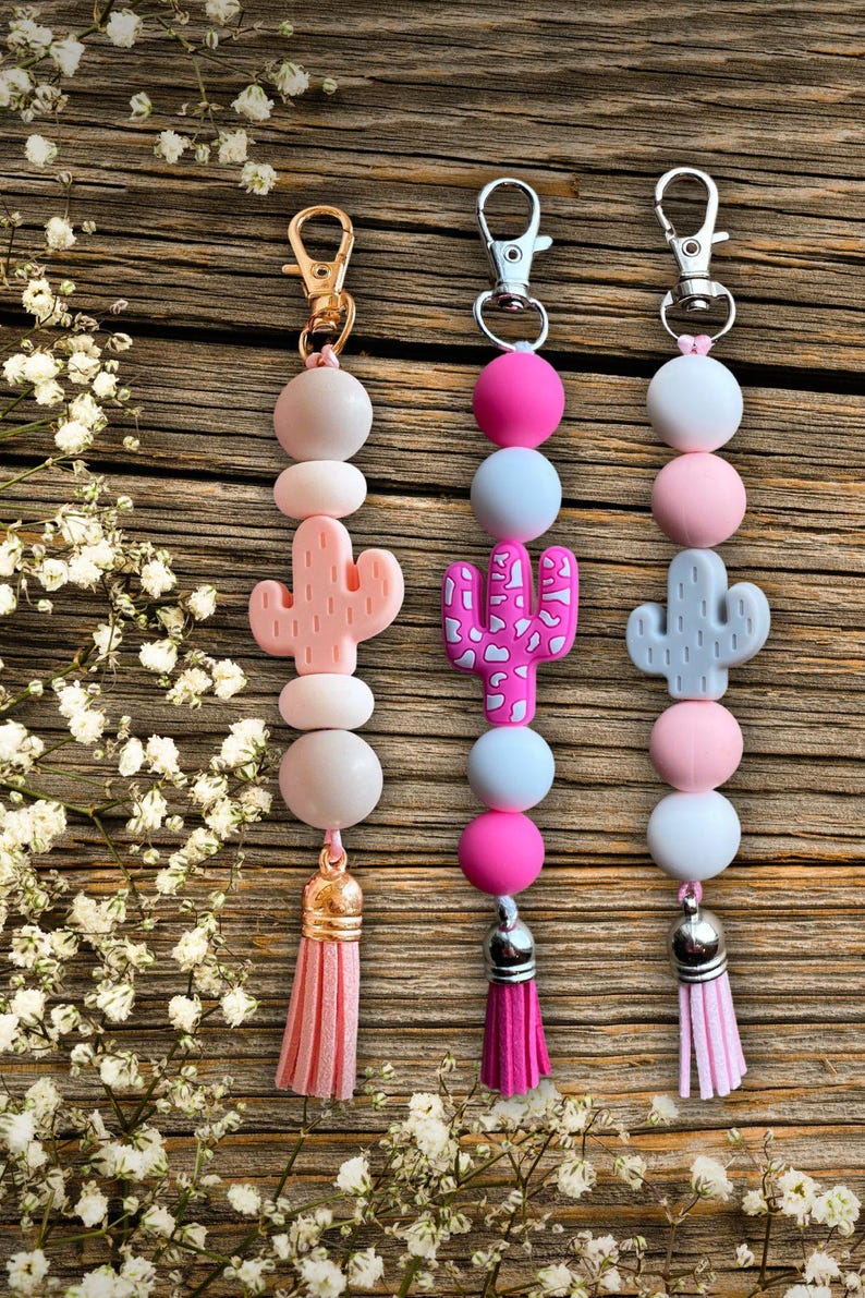 Make Your Keys Part of Your Accessories With This Cactus Keychain! or ...