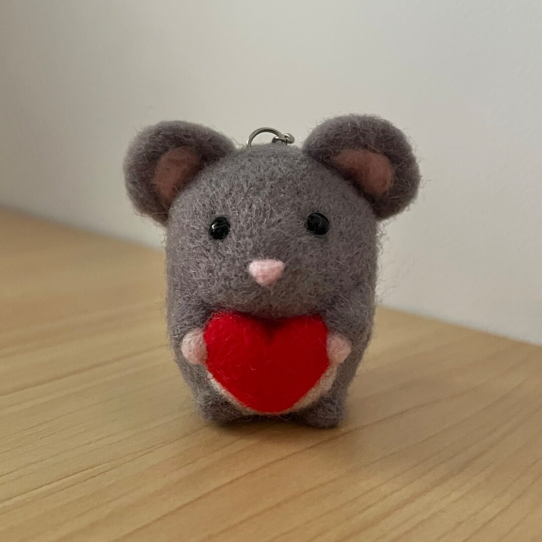 Needle Felted Mouse, Mouse Ornament, Mouse Gift, Handmade Animal - Etsy