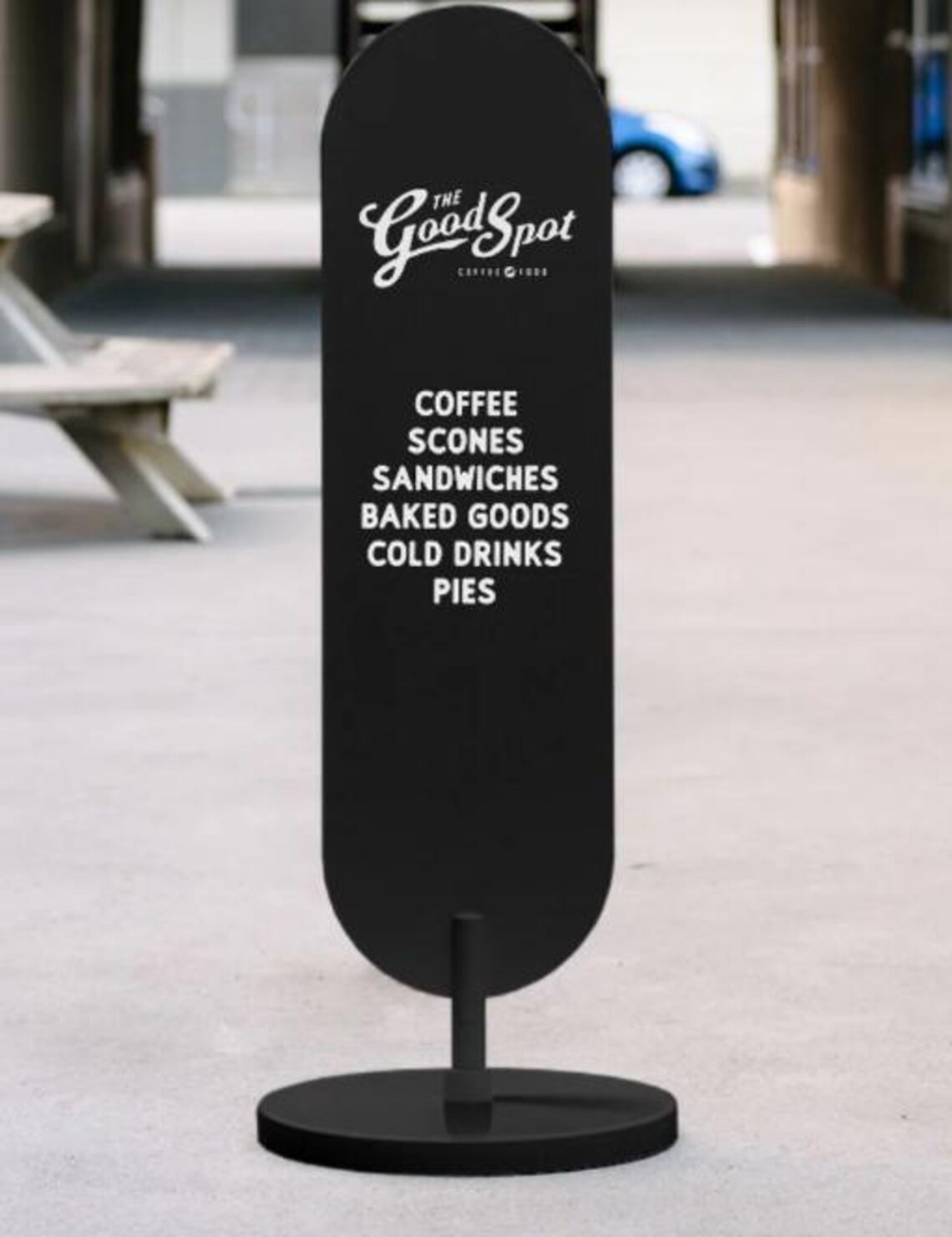 Large Standing Curve Sign - Etsy