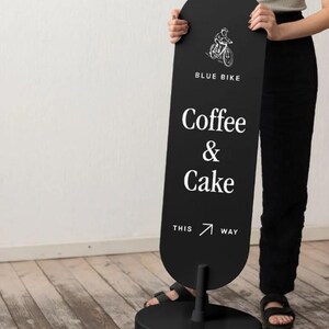 Large Standing Curve Sign - Etsy