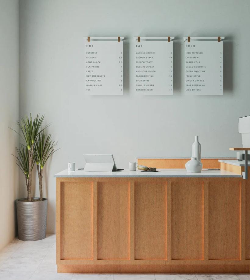 Hanging Menu Board - Etsy