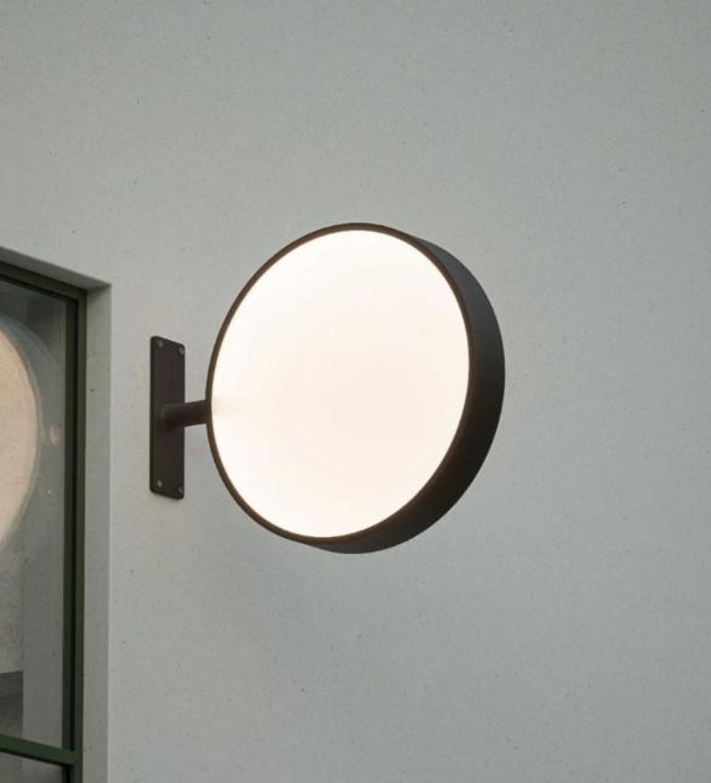 Round Light Box Sign - Etsy