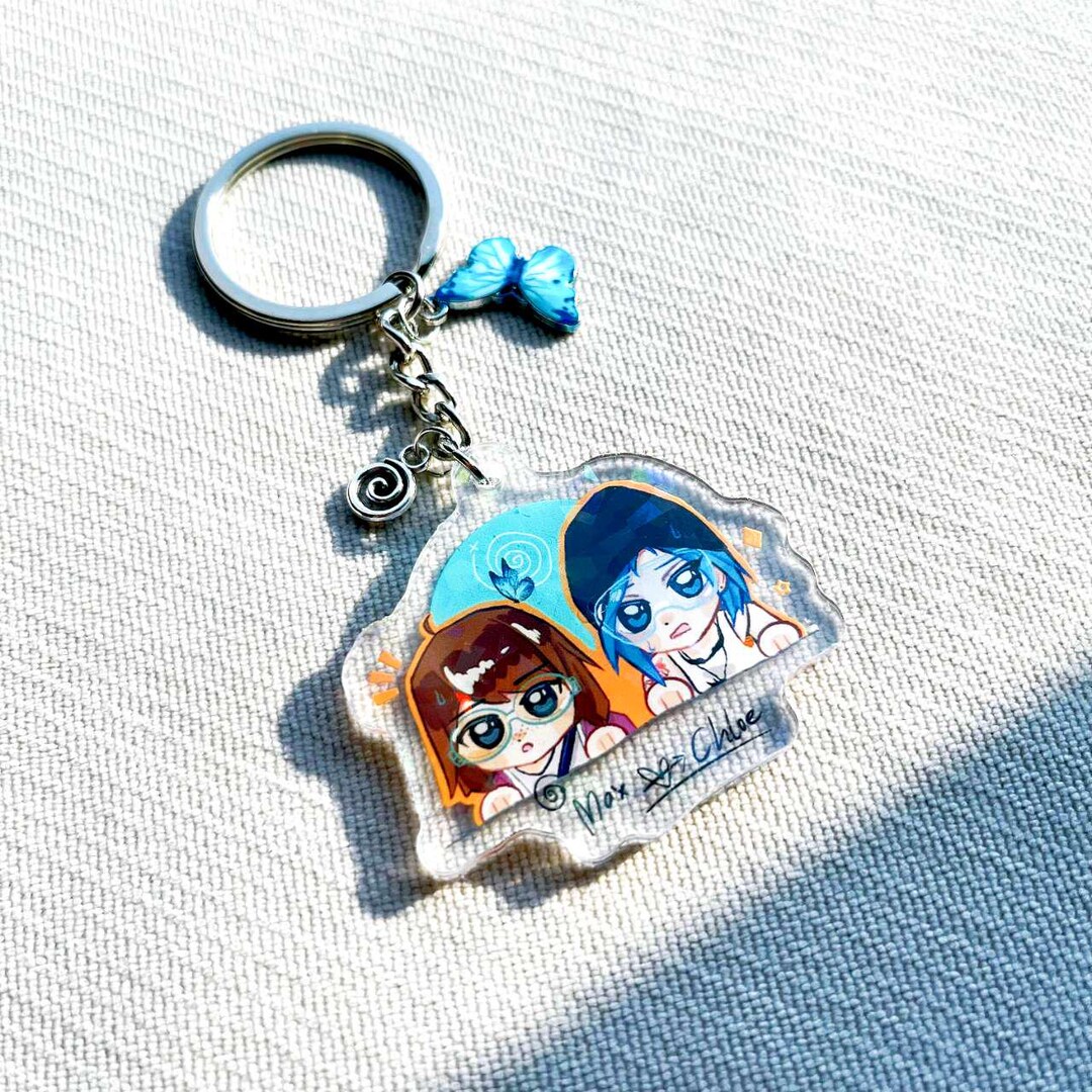 Life is Strange Max and Chloe Keychain Keyring, Unique Gift for LIS ...
