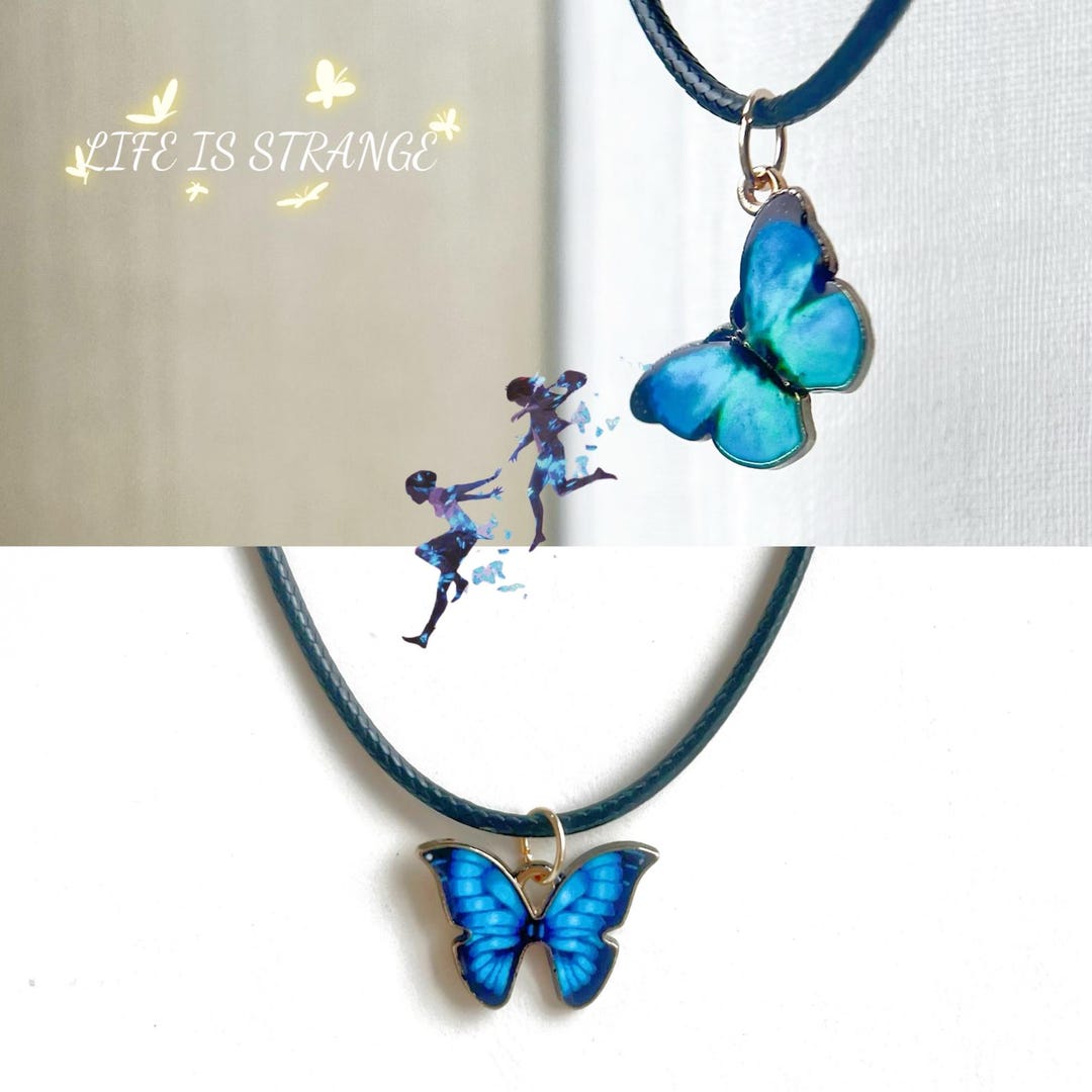 Life is Strange Inspired Blue Butterfly Choker, Chloe Price Choker, Max ...