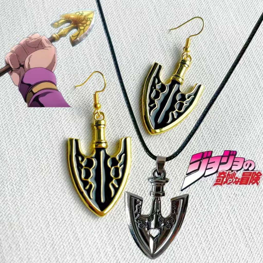 Jojo's Bizarre Adventure Inspired Stand Arrow Necklace, Glow in the ...