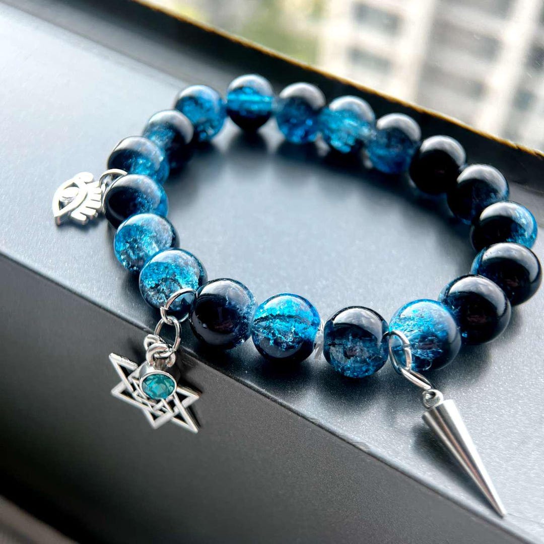 Satoru Gojo Cosplay Bracelet, Jujutsu Kaisen Inspired Charm Bracelet ...