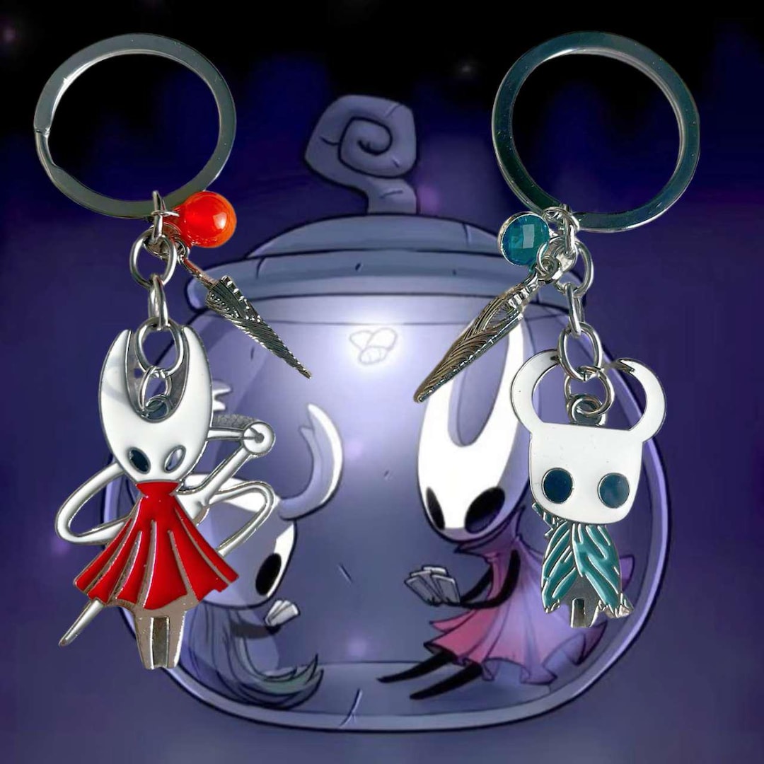 Hollow Knight and Hornet Inspired Keychain,metal Anime Gaming Keychain ...