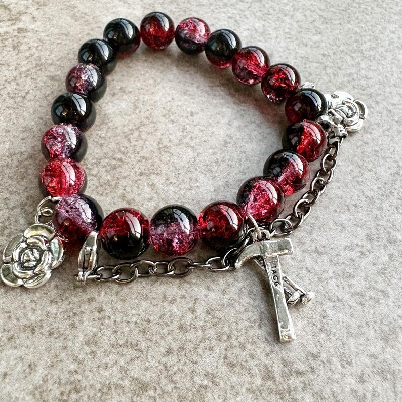 Jujutsu Kaisen Nobara Kugisaki Inspired Rose Bracelet, JJK Cosplay ...