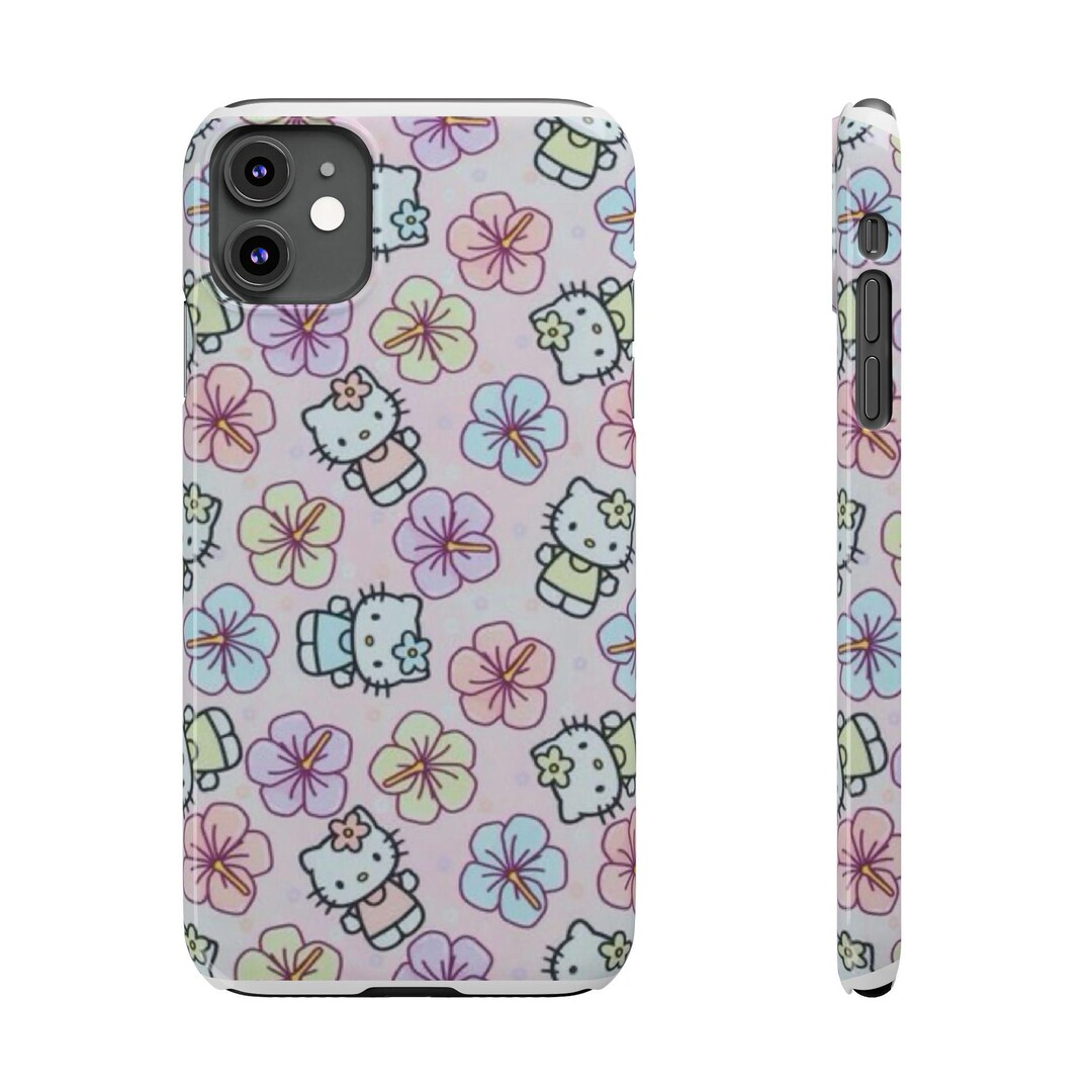 Cute Beachy Hello Kitty Y2K Phone Case - Etsy