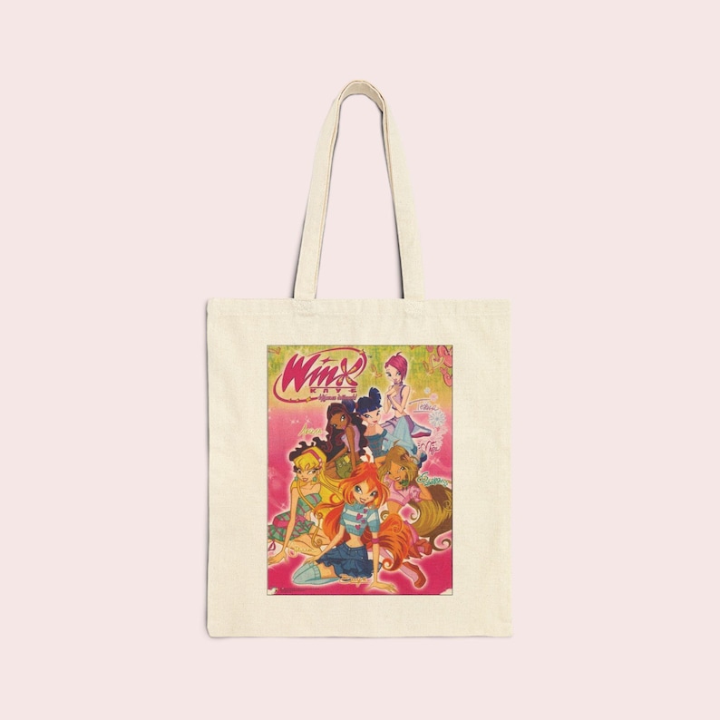 Cute Cotton Winx Club Tote Bag - Etsy