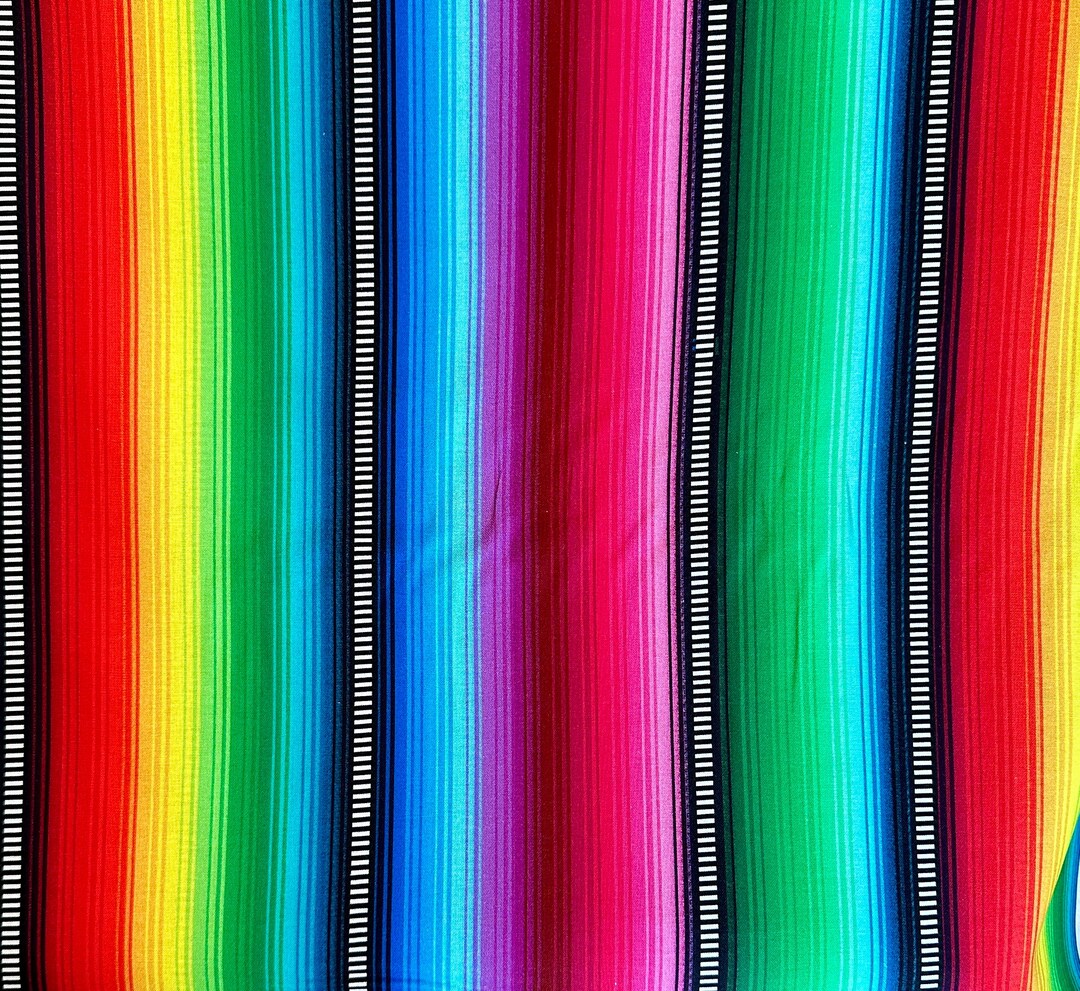 Timeless Treasure MULTI-STRIPE - CD1584 - Multi- 100% Cotton Fabric ...