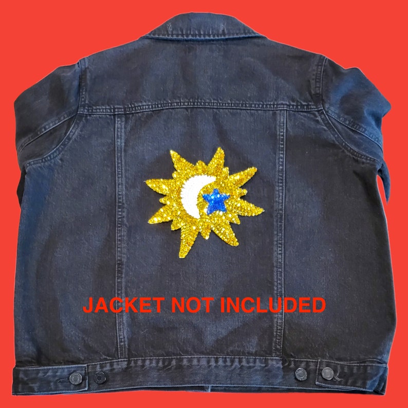 Mexican Aztec Eclipse Design Sequin Applique Patches- Size 7-1/2 ...