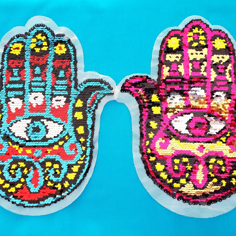 Sequin Colour Changing Patch - Etsy