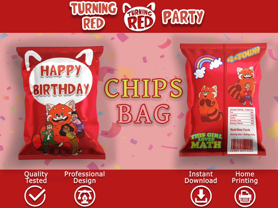 Chips Bag In Red