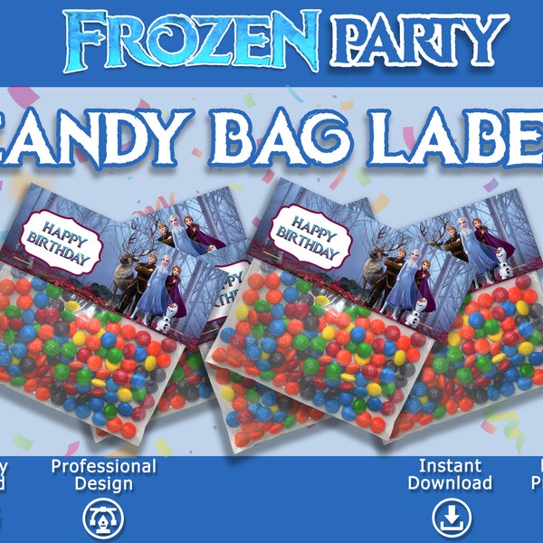Frozen Favor Bags - Etsy