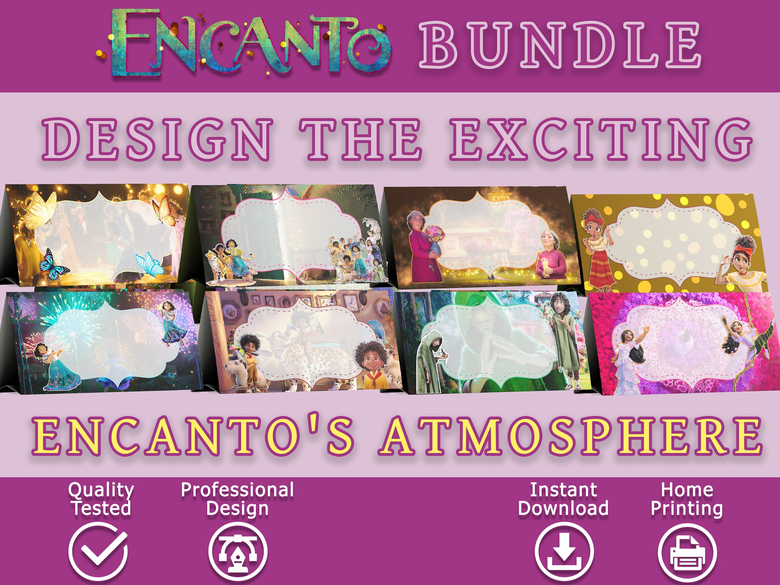 Enchanting Encanto Party Labels Bundle: Favors Chip Bags and - Etsy