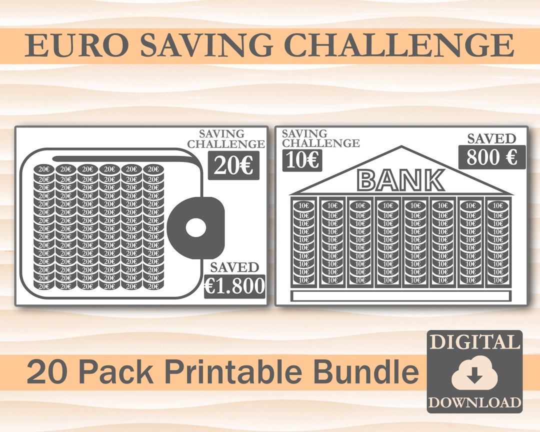 Money Saving Challenge Tracker, Printable Money Tree Spell, Envelope ...